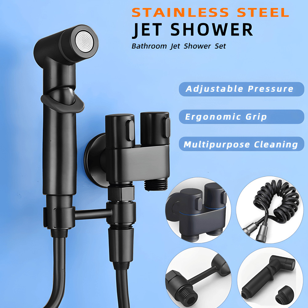 Jual SUS304 Tahan Karat 1 Set Jet Shower Closet Jet Shower Kamar Mandi ...