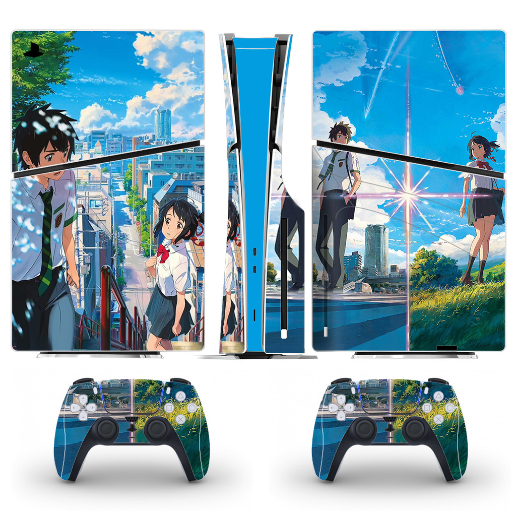 Jual Anime Your Name PS5 Slim Disc Skin Sticker for Console & 2 ...