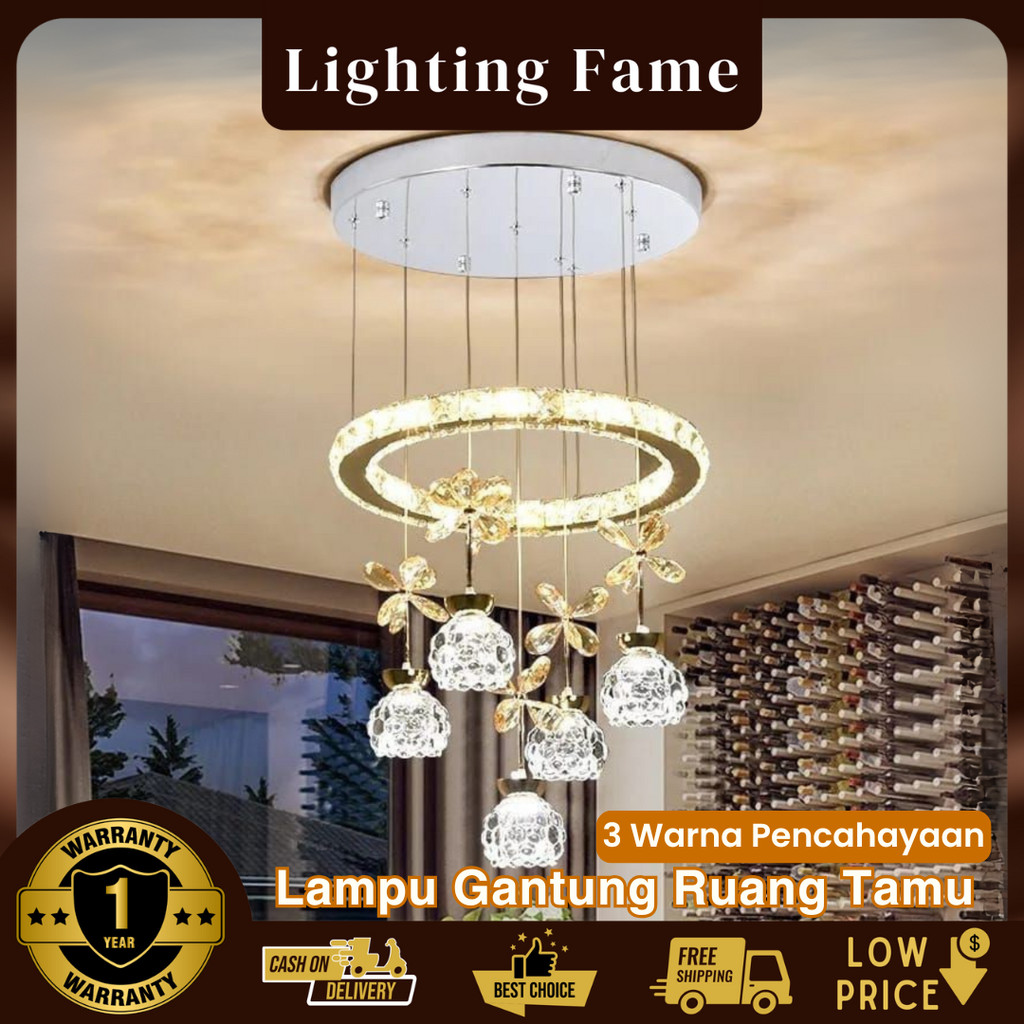 Jual LIGHTING FAME GARANSI 1 TAHUN Lampu pendant kristal, lampu ...