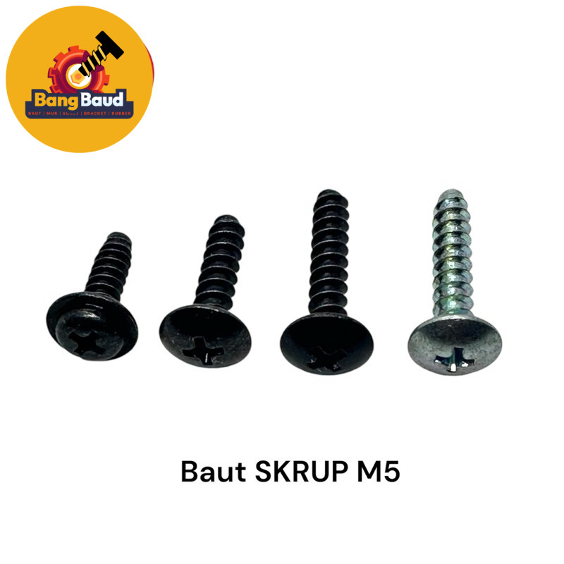 Jual BAUT SKRUP DRAT KASAR BAUT BODY BOX FILTER ORIGINAL M5X25 M5X20 ...