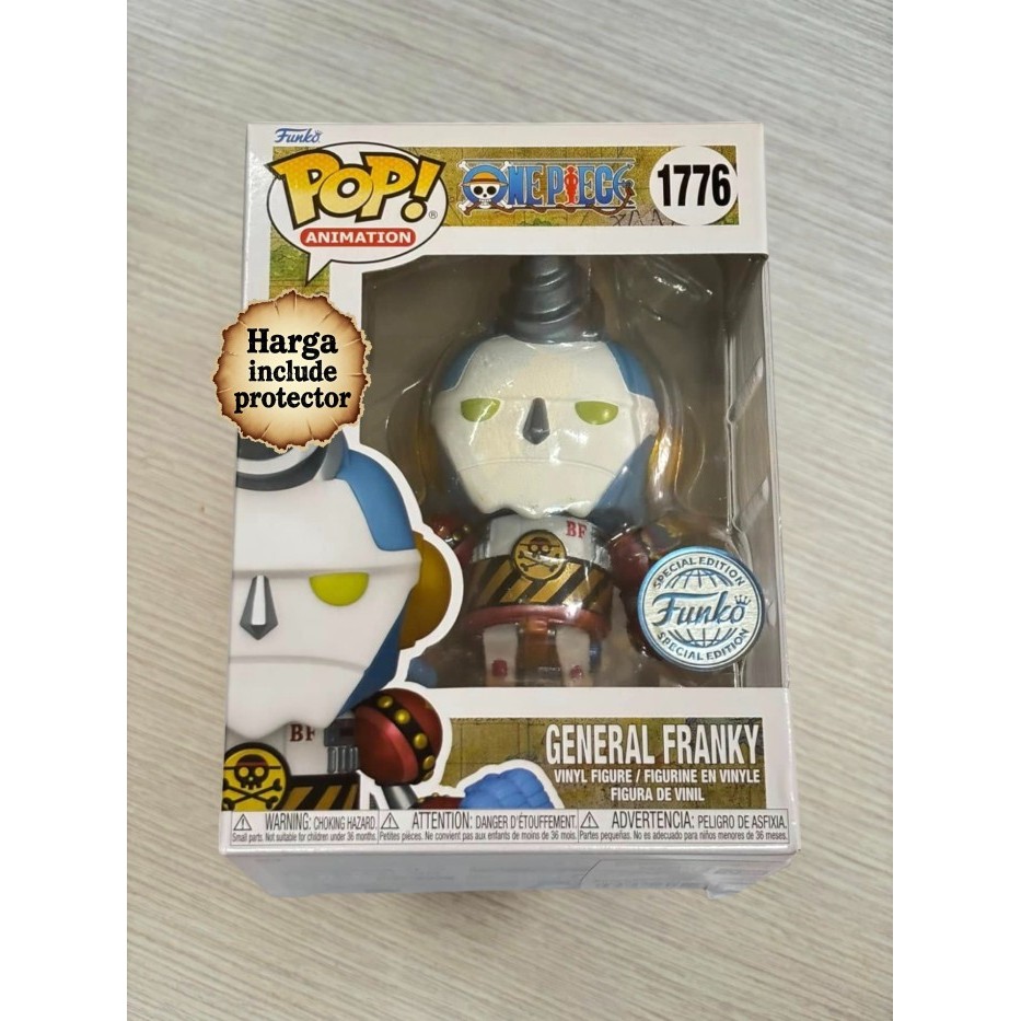 Jual General Franky One Piece Funko Pop 1776 Include Protektor | Shopee ...