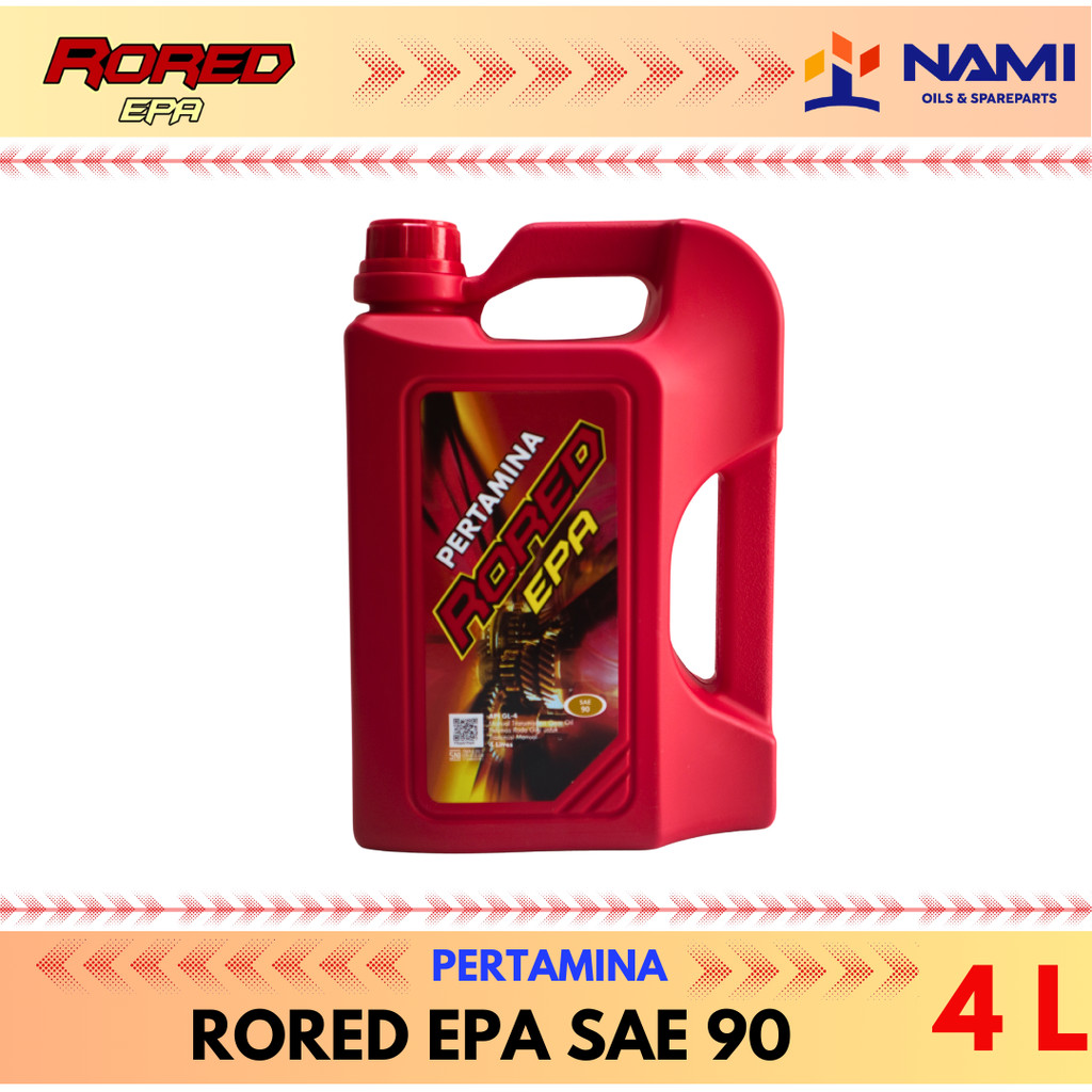 Jual *PERTAMINA RORED EPA SAE 90 (4L) GALON* Oli Pelumas roda gigi ...
