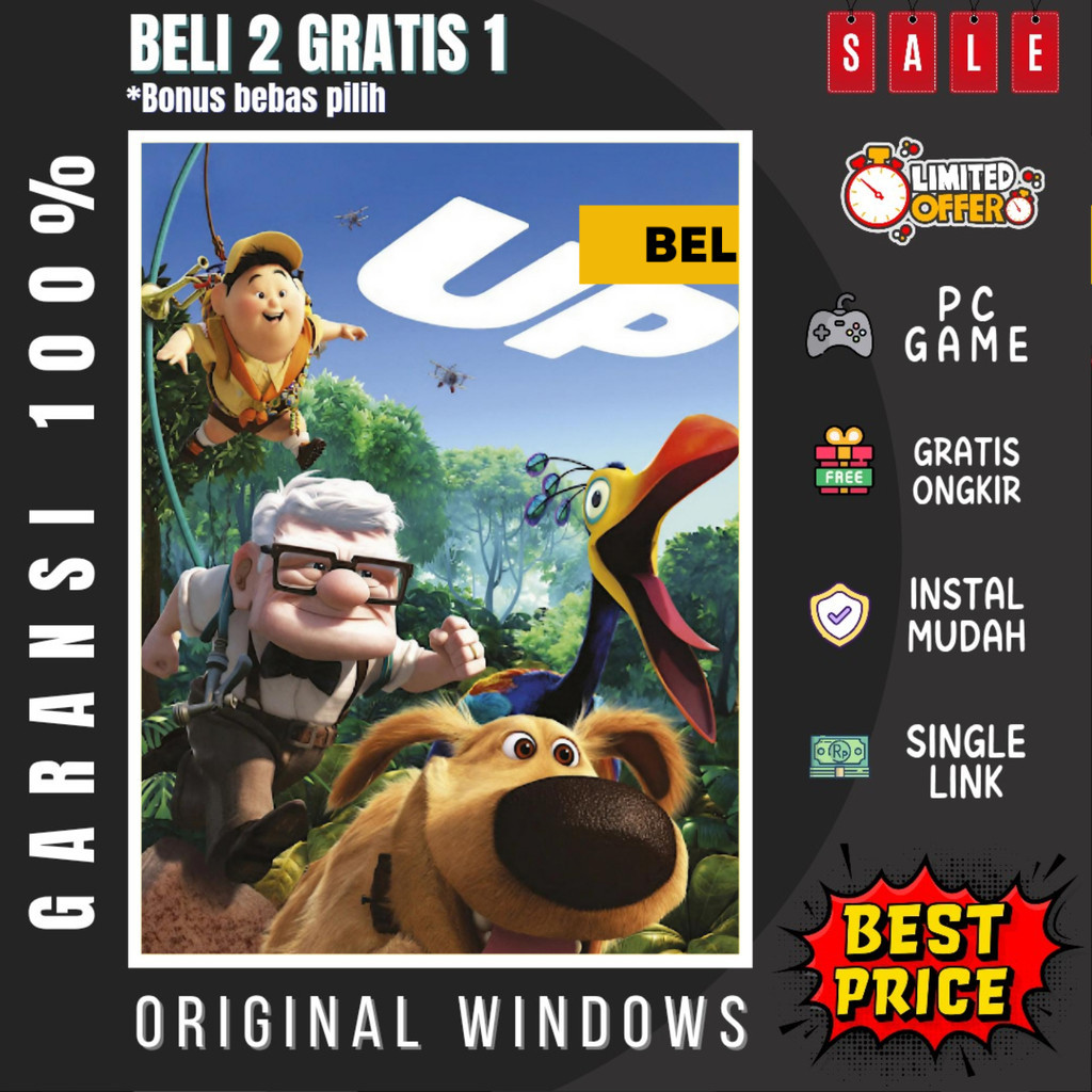Jual DISNEY PIXAR UP - GAME PC - GAME LAPTOP - PC GAMES - BELI 2 GRATIS ...