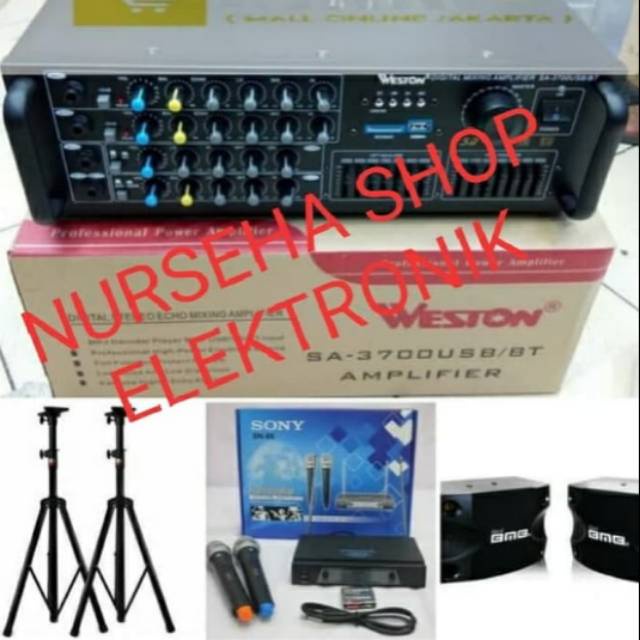Jual Paket karaoke home theatre sound system BMB original garansi resmi ...