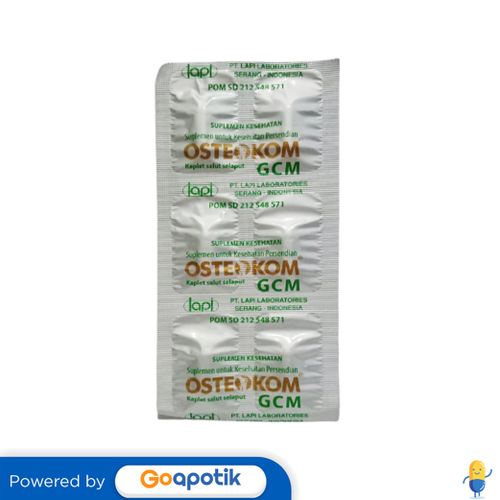 Jual Osteokom Gcm Strip 6 Kaplet | Shopee Indonesia