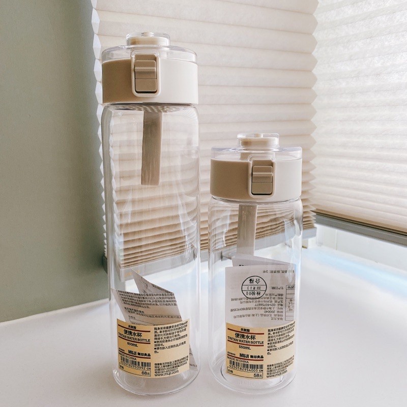 Jual Botol Minum 1 Liter Botol Minum Putih Transparan Bening Estetik ...
