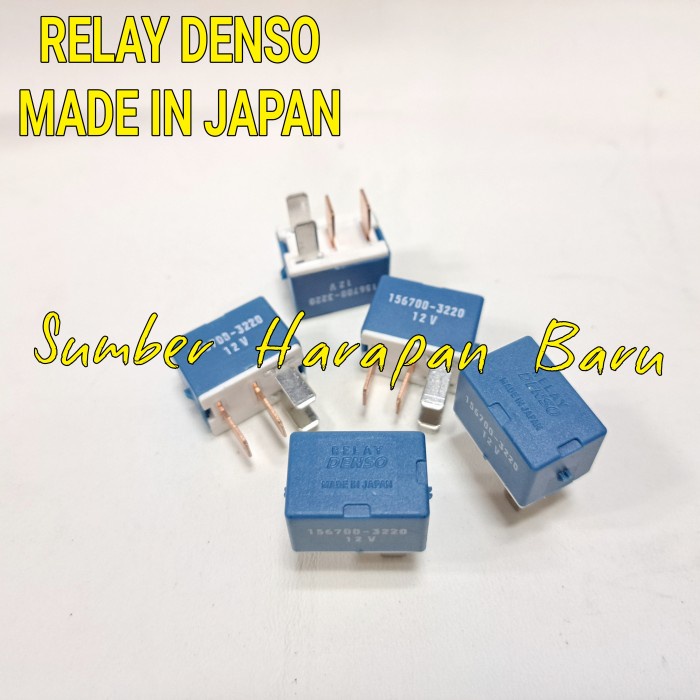 Jual Relay AC Biru 12V Kaki 4 pin Denso Avanza Xenia 156700-3220 ...