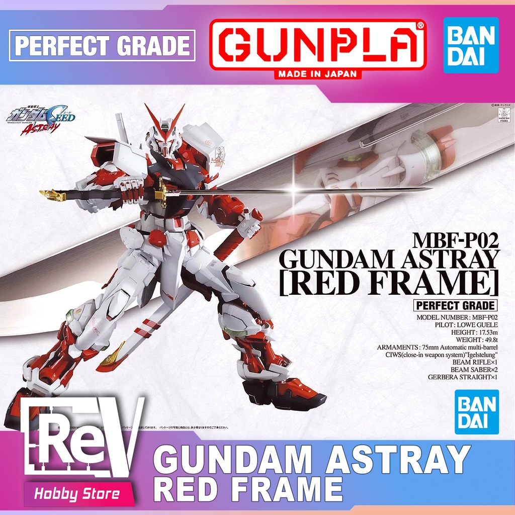 Jual PG ASTRAY RED FRAME GUNDAM BANDAI PERFECT GRADE 1/60 | Shopee ...