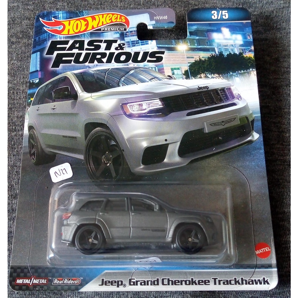 Jual Hot Wheels Premium - Jeep Grand Cherokee Trackhawk Fast & Furious ...