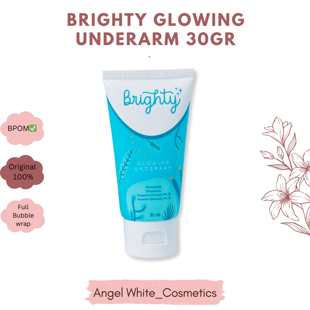 Jual BRIGHTY GLOWING UNDERARM 30GR | Shopee Indonesia