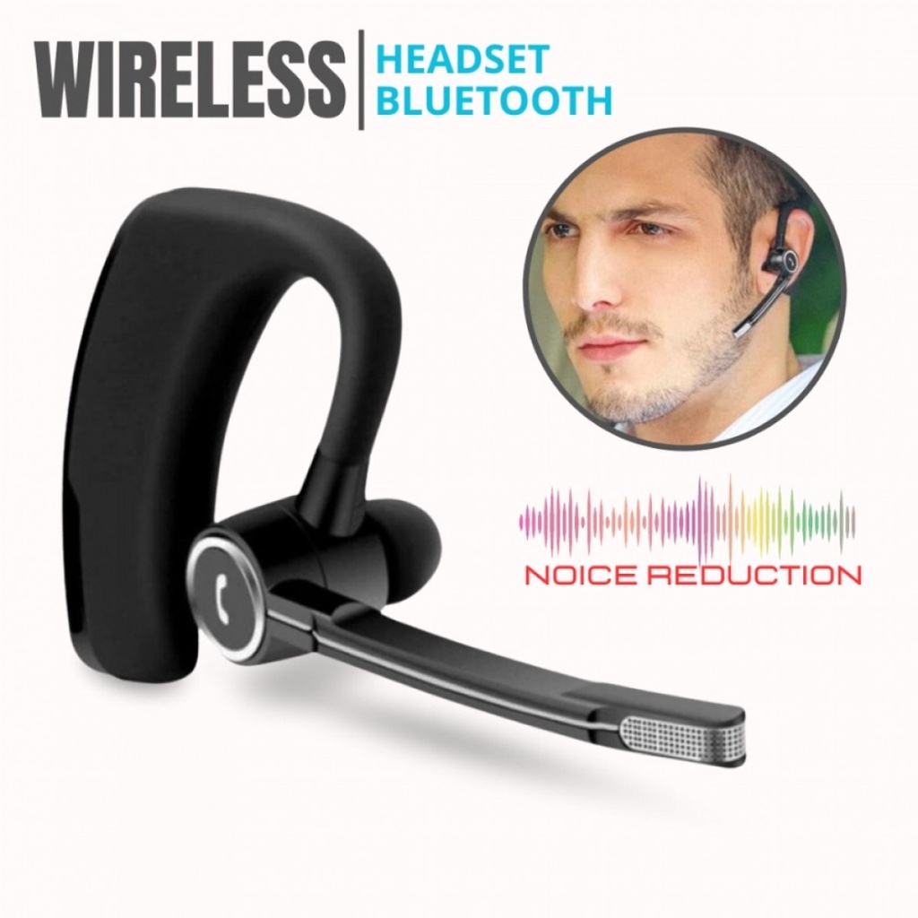 Jual Headset Wireless Bluetooth V4.1 Wireless Tanpa Kabel dengan Mic - V8S | Shopee Indonesia