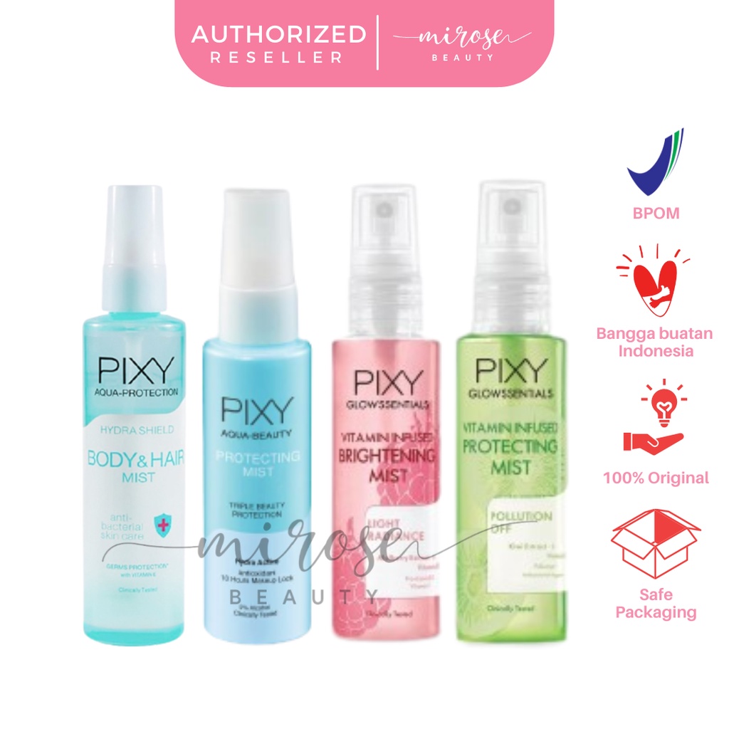 Jual PIXY Aqua Beauty Protecting Mist / Glowssentials Vitamin Infused ...