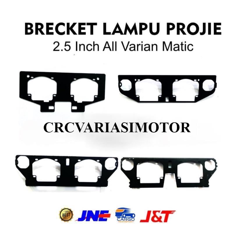 Jual #CRC# Bracket Breket Dudukan Lampu Projie Biled 2,5 inch HID Vario ...