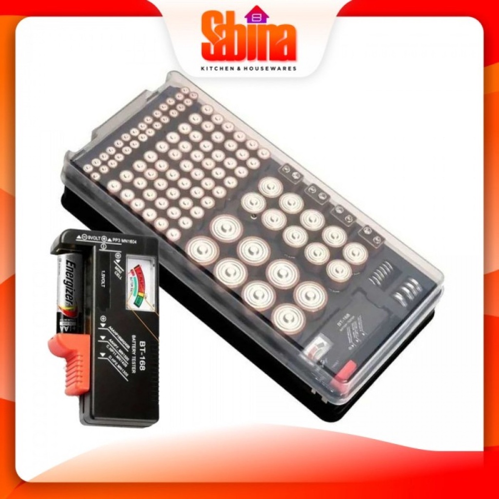 Jual Kotak Tempat Penyimpanan Baterai Tester Battery Storage Box 116 ...