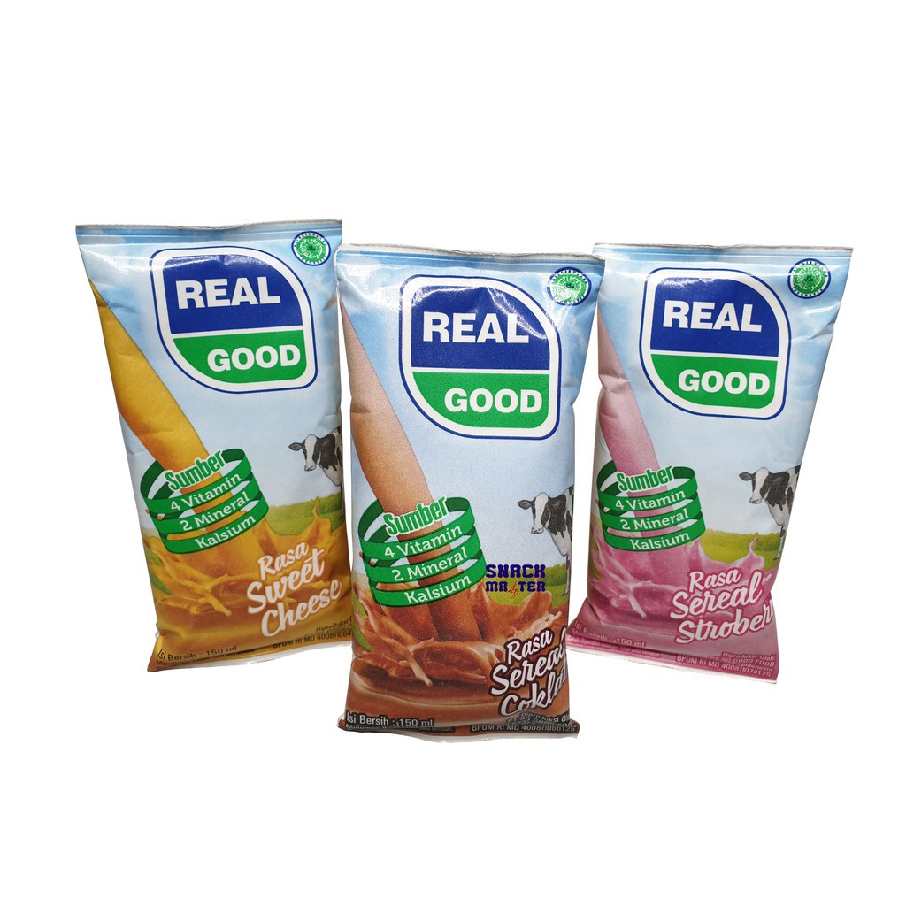 Jual Susu UHT Real Good Bantal - Netto 150 ml. | Shopee Indonesia