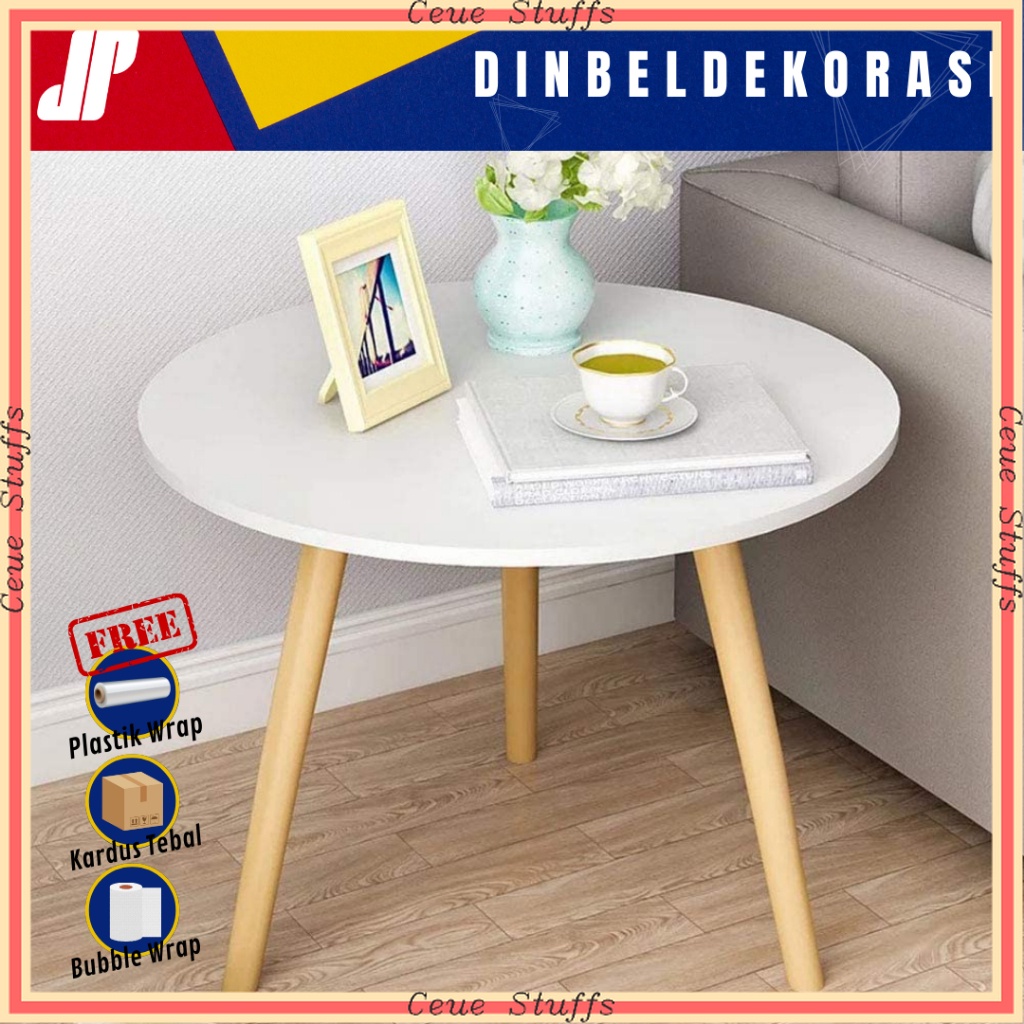 Jual PROMO AESTHETIC TERBARU TERMURAH SIMPLE MINIMALIS !! MEJA BULAT ...