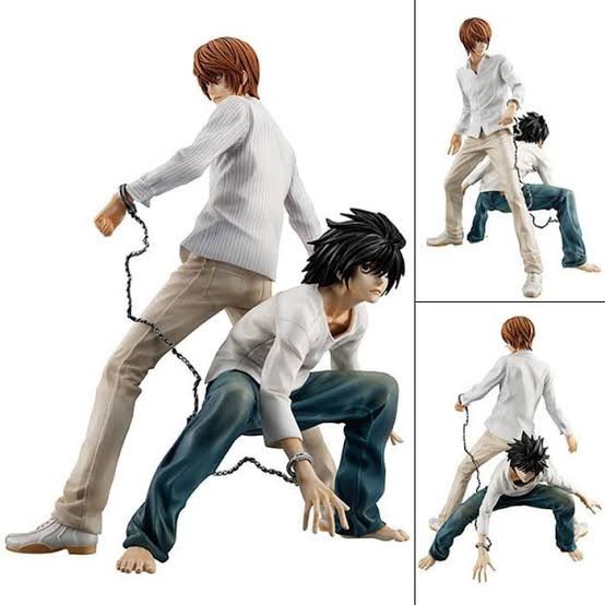 Jual action figure death note model statue light yagami dan L -DB14 ...