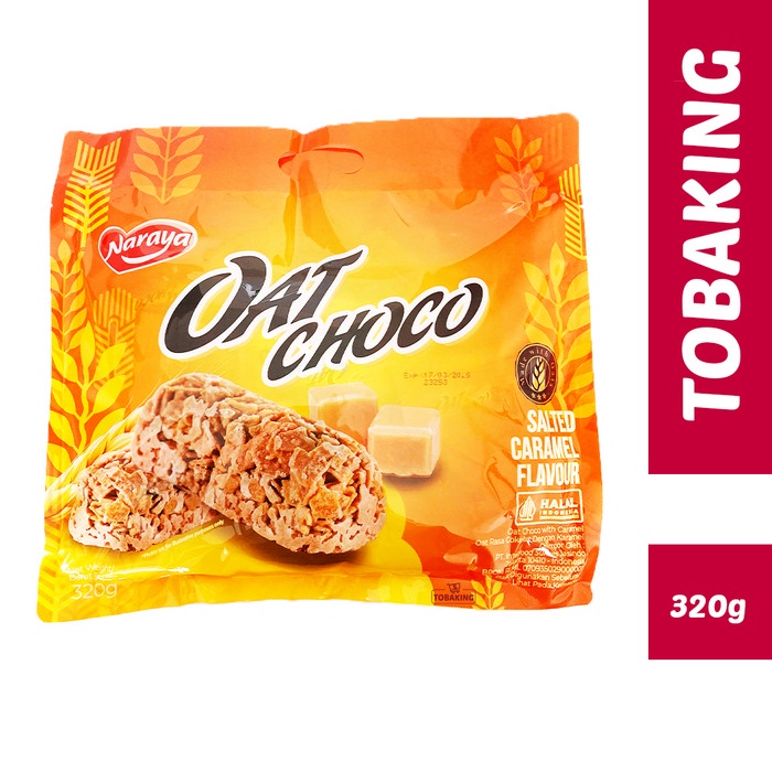 Jual Naraya Oat Choco Salted Caramel 320gr Oat Snack | Shopee Indonesia