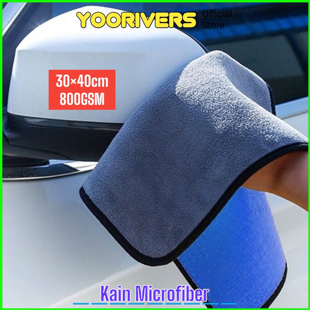 Jual Kain Lap Tebal 800GSM Lap Mobil Halus Tebal Anti Lecet 30x40cm ...