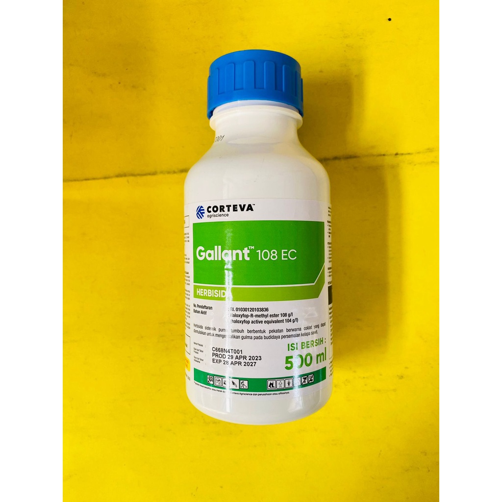 Jual Herbisida sistemik GALLANT 180ec dari CORTEVA. kemasan 500ml ...