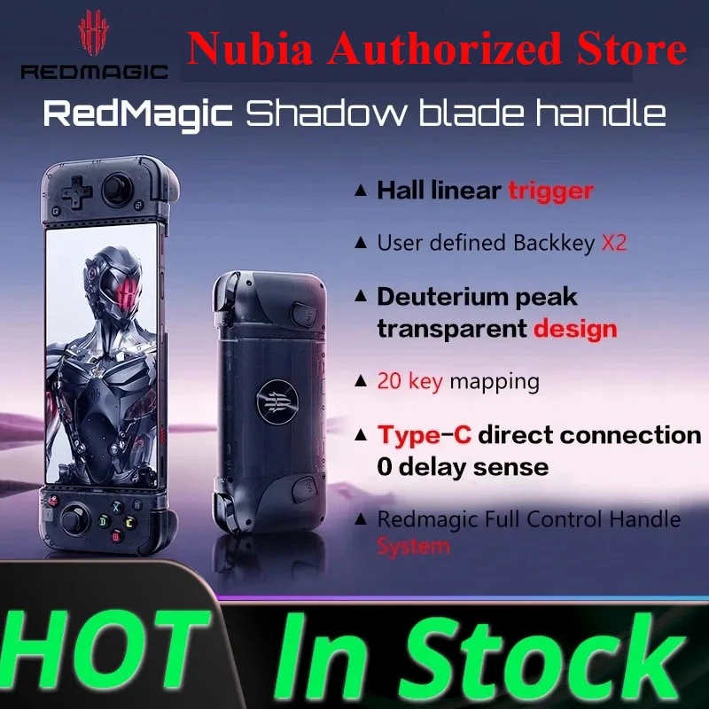 Jual 100% Original Nubia Redmagic shadow blade gamepad For Gaming Phone ...