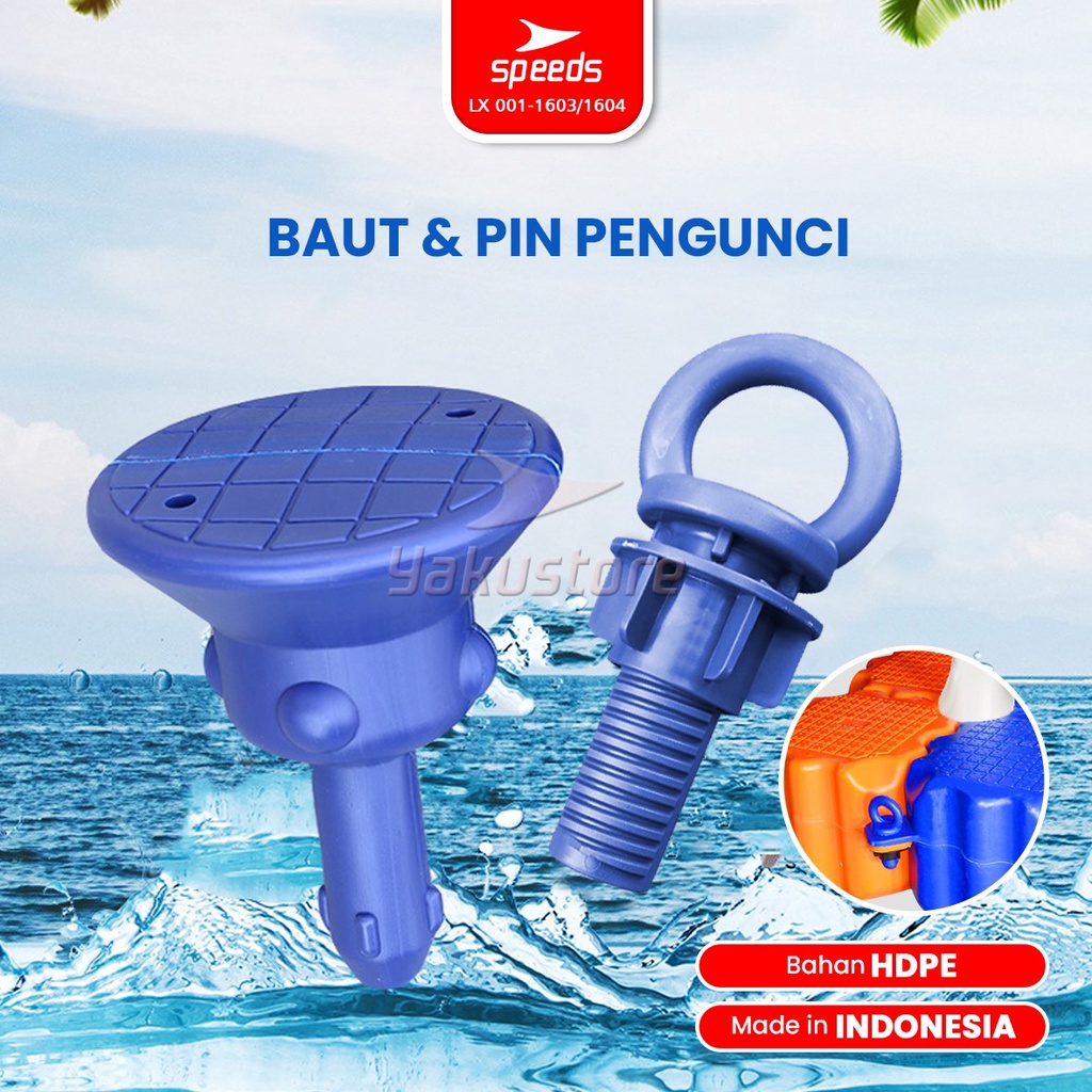 Jual SPEEDS Pin Pengunci Paku Baut Sekrup Bolt untuk Kubus Apung HDPE ...