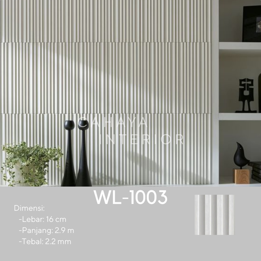 Jual (WL-1003) Wallpanel WPC Dinding High-Quality - Tahan Cuaca, Pilihan Warna & Tekstur - WPC ...