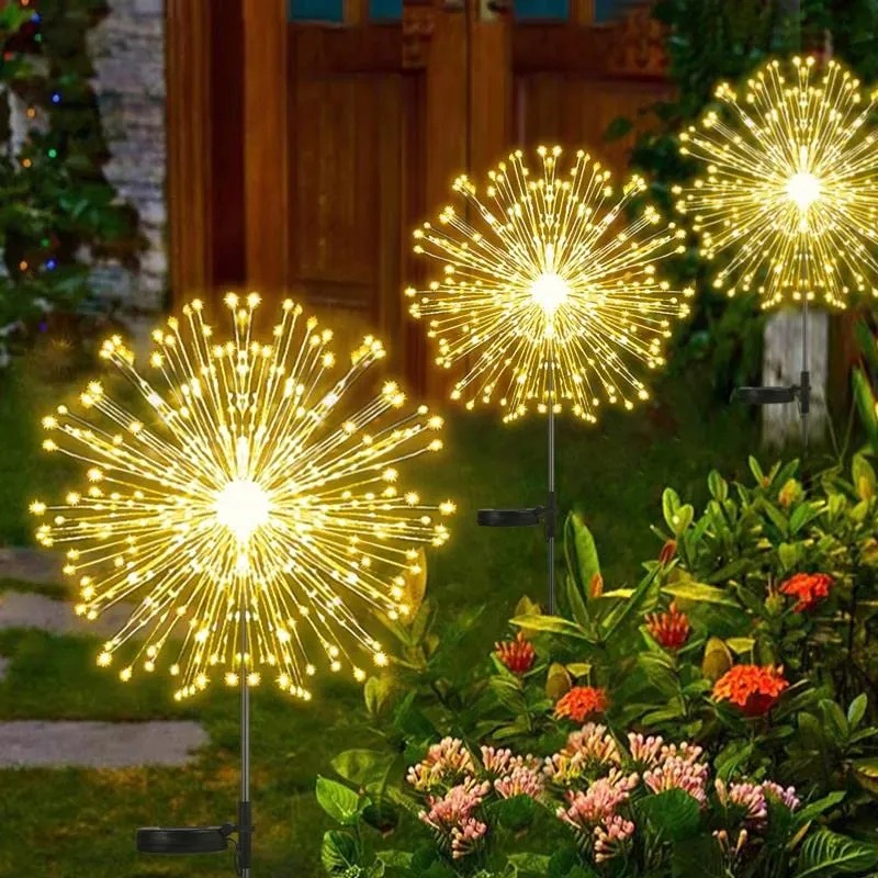 Jual Fairy Light 90 /150/200 LED Lampu Kembang Api Lampu Taman Tenaga ...
