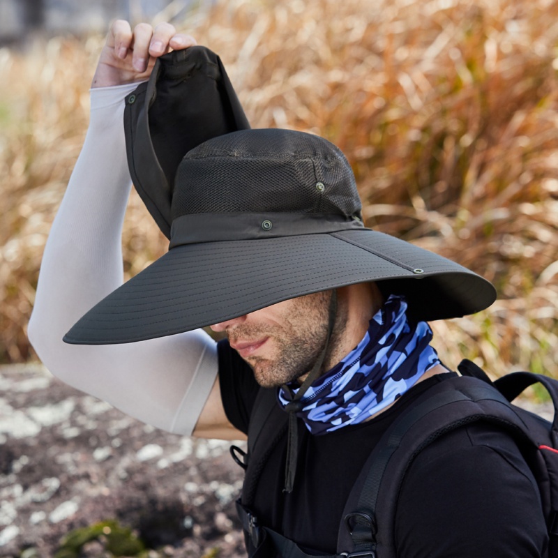 Jual TOPI BUCKET RIMBA HAT HIKING Pria/Wanita Topi Gunung Pantai Visor ...