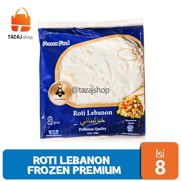 Jual Roti Lebanon Frozen Premium - isi 8 Pcs | Shopee Indonesia