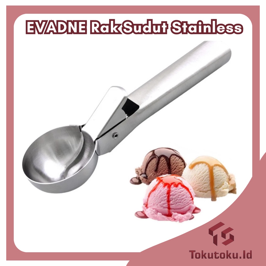Jual Sendok Es Krim Bulat Scoop Ice Cream Buah Stainless Steel | Shopee ...