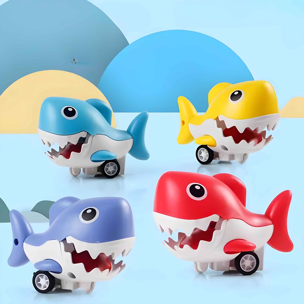 Jual Mainan Anak Ikan Hiu Baby Shark Berjalan Push & Go Baby Toys ...
