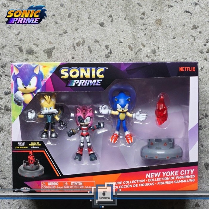 Jual Sonic Prime New Yoke City Figure Collection 2,5" Tails Rose with ...