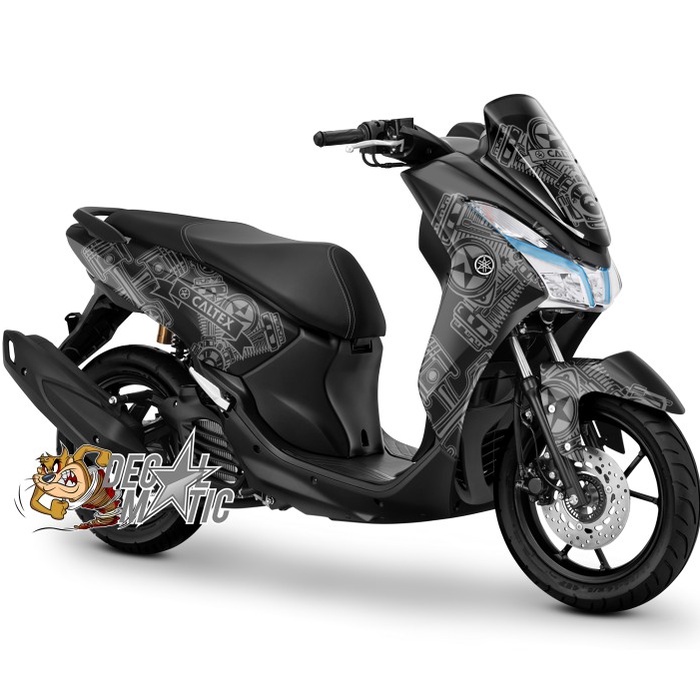 Jual Sticker Full body Decal baru Variasi Motor Yamaha Lexi 125 Caltex ...