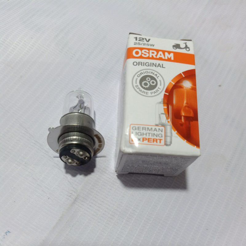 Jual Bohlam Dop Lampu Halogen motor OSRAM 35W 25W 12V H6/M5 T19 ...