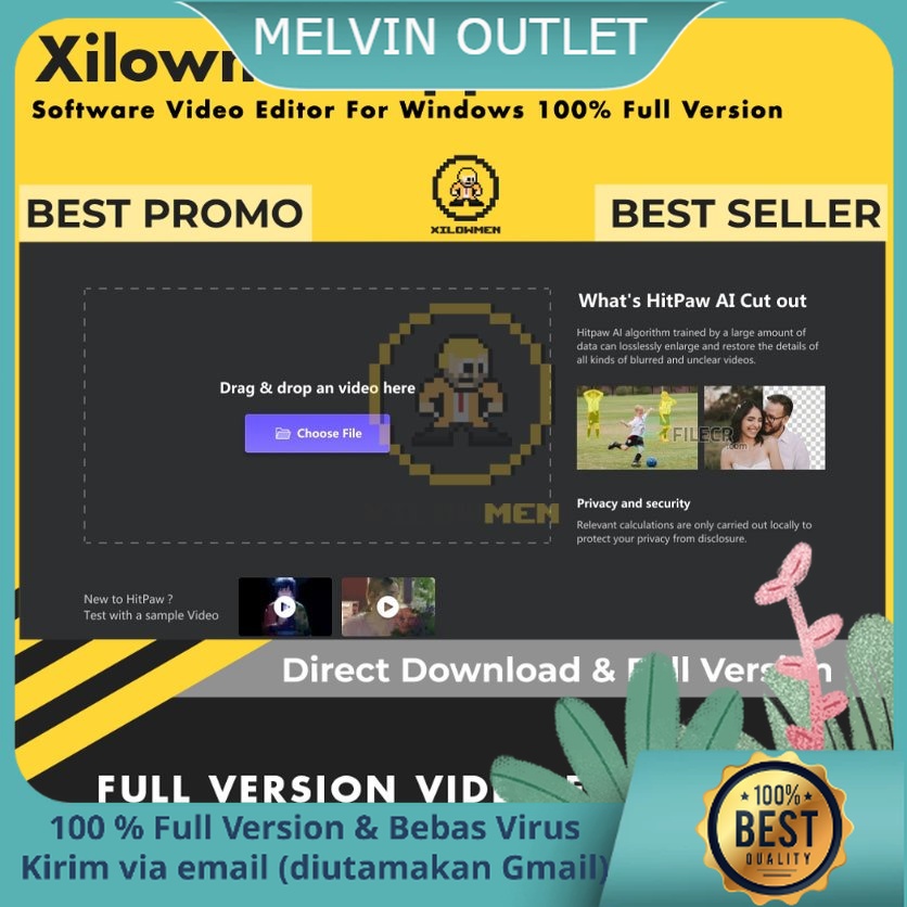 Jual [Full Version] HitPaw Object Remover Pro Video Editor Lifetime WIN ...