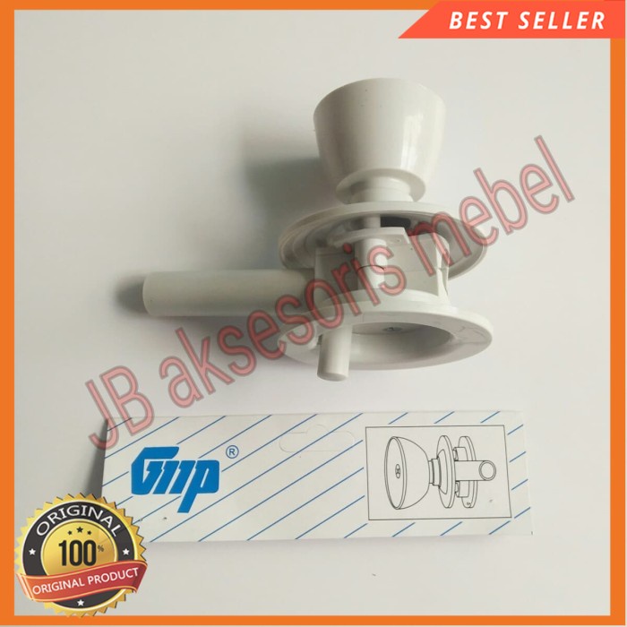 Jual KUNCI PINTU KAMAR MANDI PVC / GAGANG TARIKAN HANDLE PUTAR PLASTIK ...