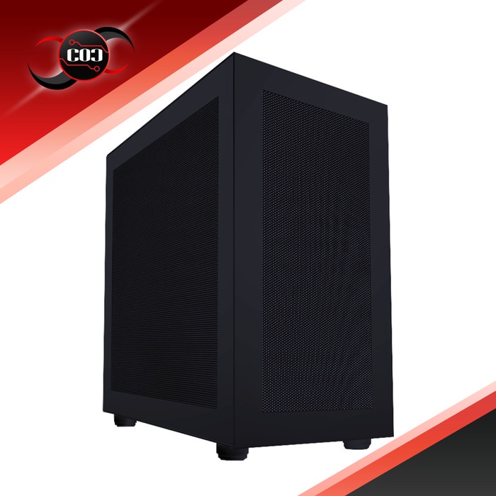 Jual promosi CUBE GAMING FINOS BLACK - mATX - FRONT & SIDE MESH PANEL ...