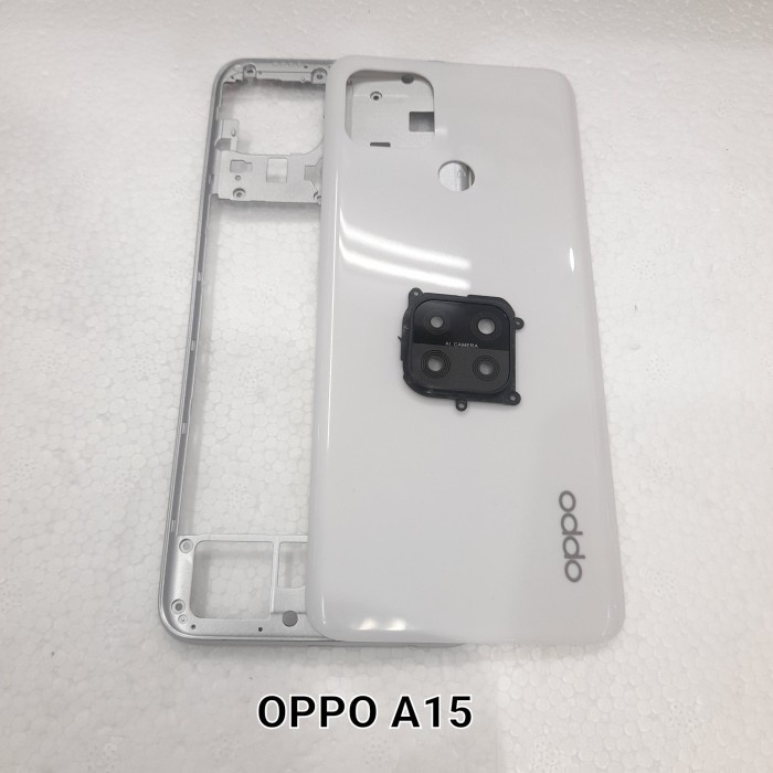 Jual CASING KESING HOUSING FULLSET OPPO A15 BEZEL DAN BACKDOOR | Shopee ...