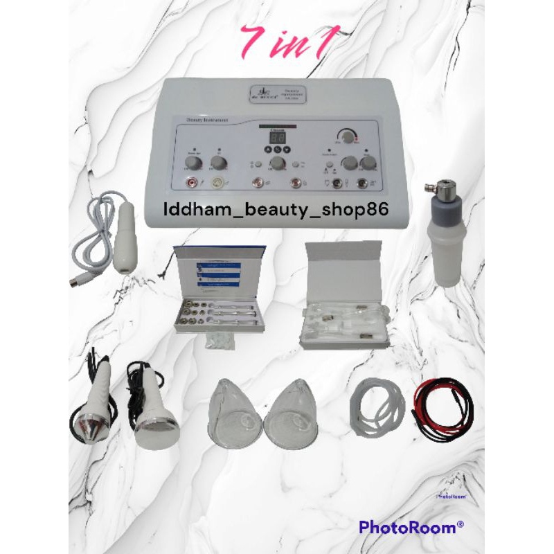Jual Alat facial 6 in 1 High Frequency Vacum and Spray Ultrasound ...