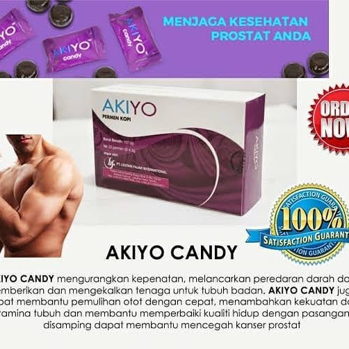 Jual permen akiyo original resmi suplemen pria kuat tahan lama | Shopee ...