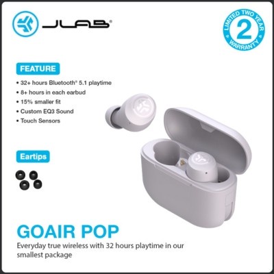 Jual JLab Go Air Pop True Wireless - Slate | Shopee Indonesia
