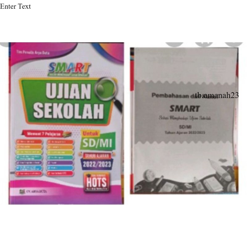 Jual Buku SMART UJIAN SEKOLAH untuk SD/MI 2022 - 2023 + Kunci Jawaban | Shopee Indonesia