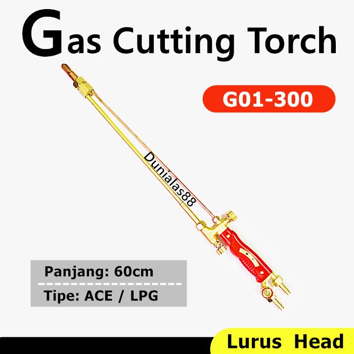 Jual Gas Cutting Torch G01-300 60cm Lurus Stang Las Blender Potong ...