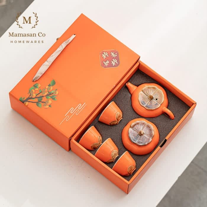 Jual CNY 2024 Tea Pot Set Gift Box | Hamper teh poci dan gelas | Shopee ...