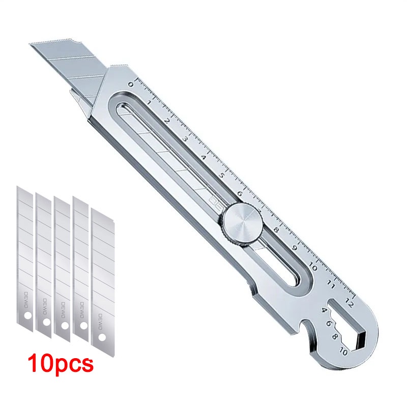 Jual Cutter Pisau 18mm Cutter Besi Stainless Besar 10pc Pisau Set ...