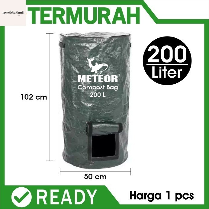 Jual Compost Bag 200 LITER Tas tempat membuat komposter kompos easy ...