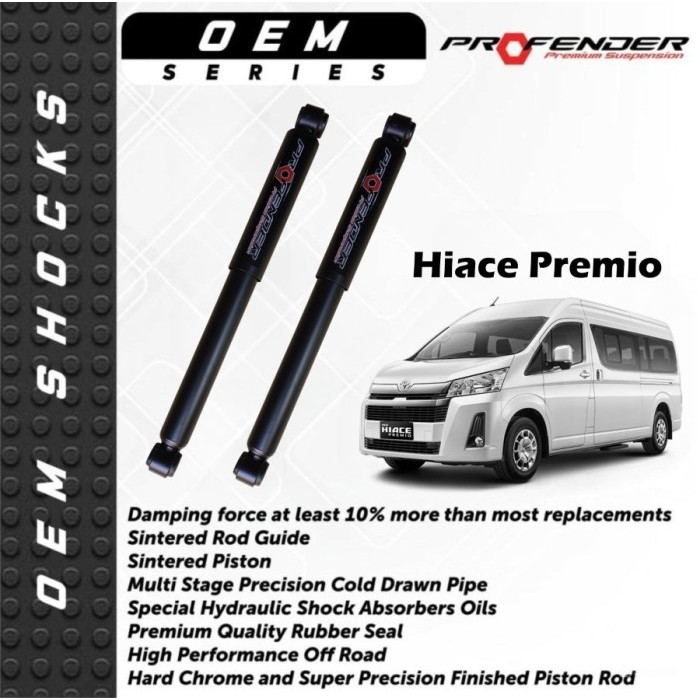 Jual Shockbreaker Shock Breaker Merk Profender Oem Black Toyota Hiace ...