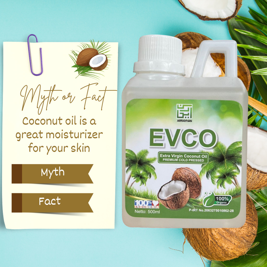 Jual EVCO Extra Virgin Coconut oil Organic Premium Cold Pressed Minyak Kelapa Murni Ar Rayhan ...