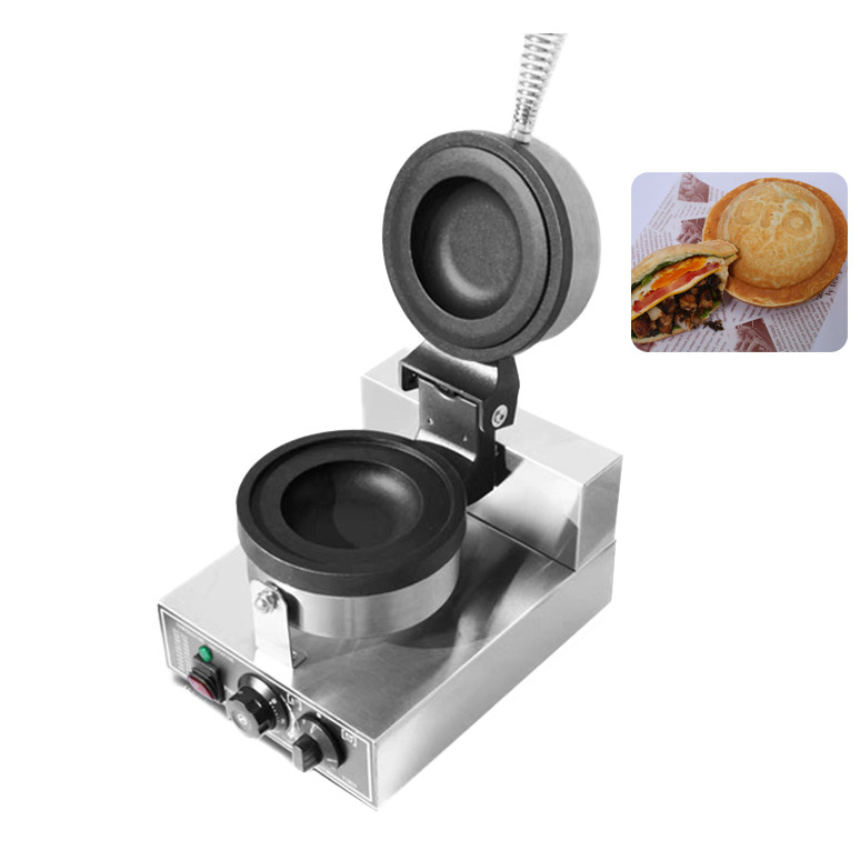 Jual 110V 220V Ufo Shape Rotate Ice Cream Waffle Hamburger Bread Hot ...